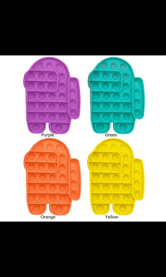 Among Us Pop it Fidget popper, Hobbies & Toys, Toys & Games on Carousell