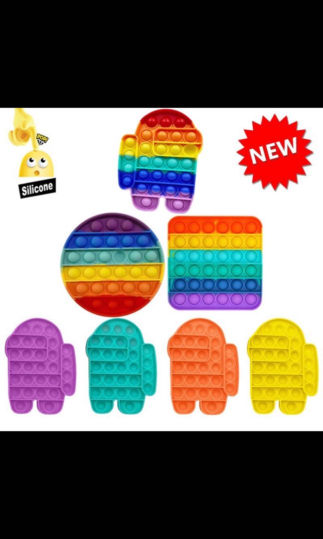 Among Us Pop it Fidget popper, Hobbies & Toys, Toys & Games on Carousell