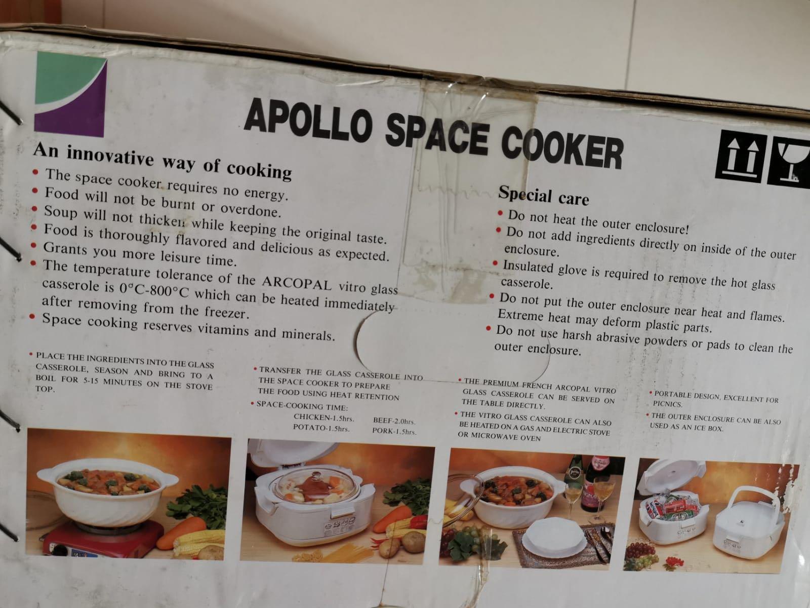 Apollo space cooker, TV & Home Appliances, Kitchen Appliances, Cookers ...