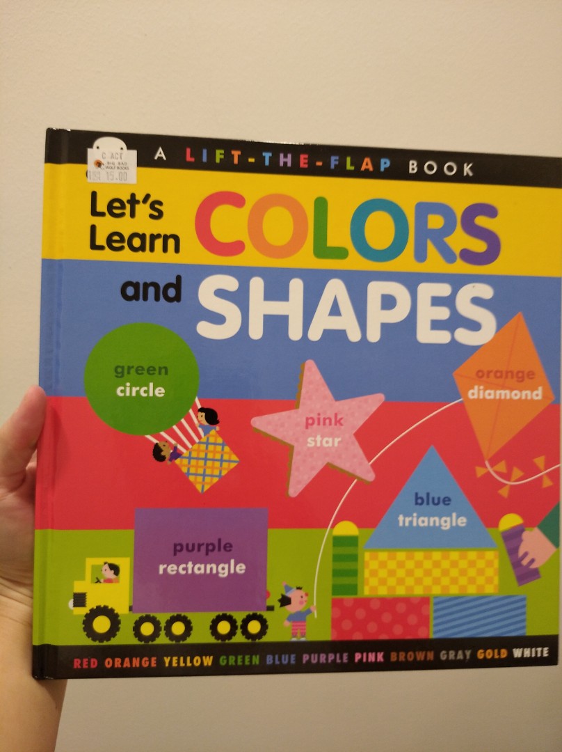 Big board book (alphabets, Shapes and colors), Hobbies & Toys, Books ...