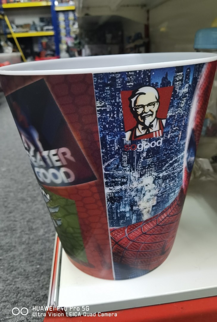 Bucket KFC 3d spiderman, Hobbies & Toys, Collectibles & Memorabilia ...