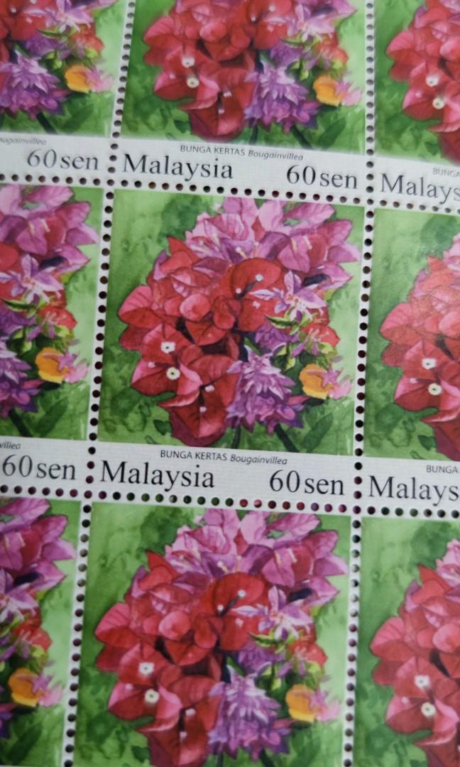 Bunga Kertas Bougainvillea Pos Malaysia Stamps, Hobbies & Toys ...