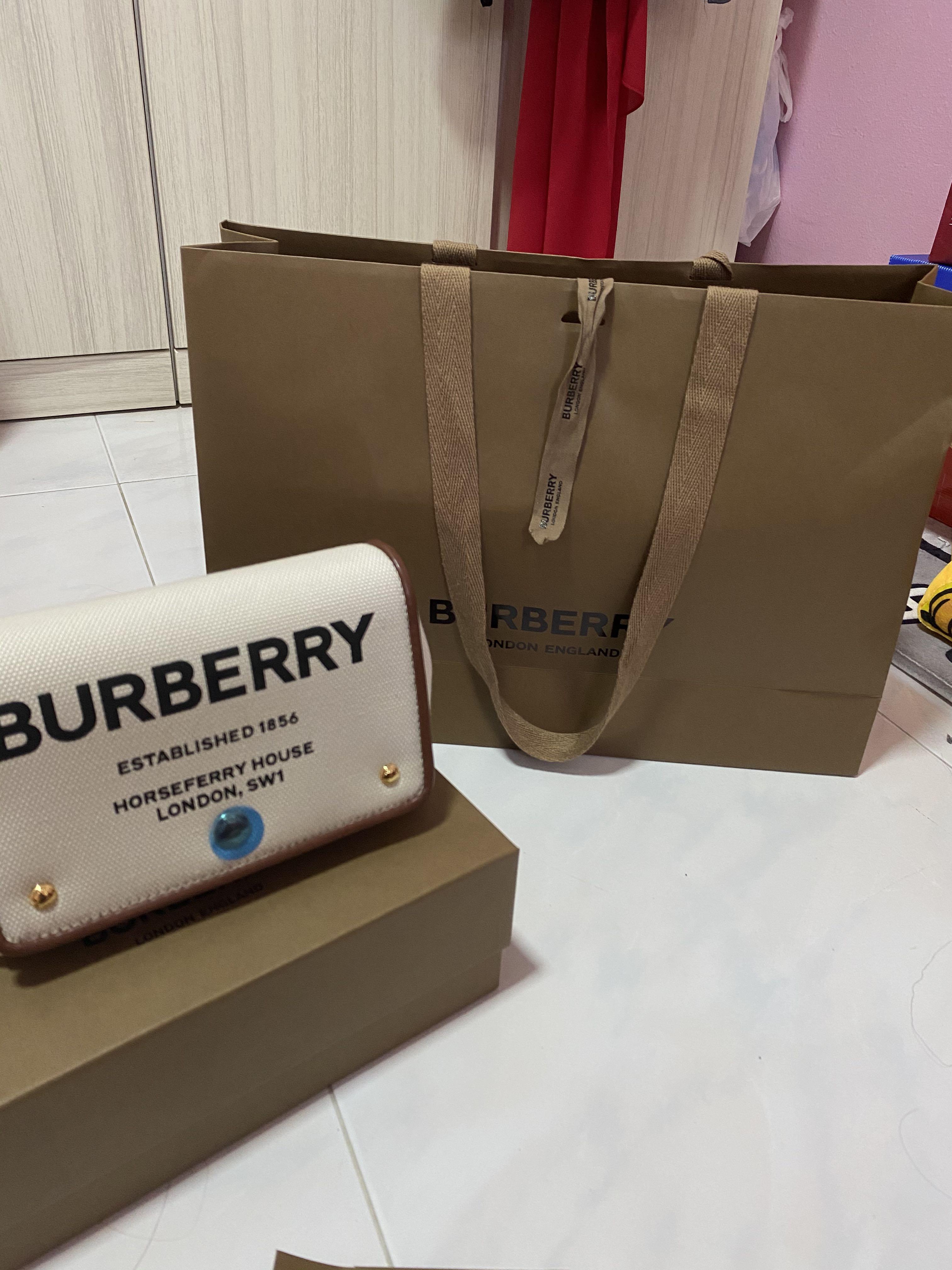 Burberry ,Horseferry House London, Luxury, Bags & Wallets on Carousell