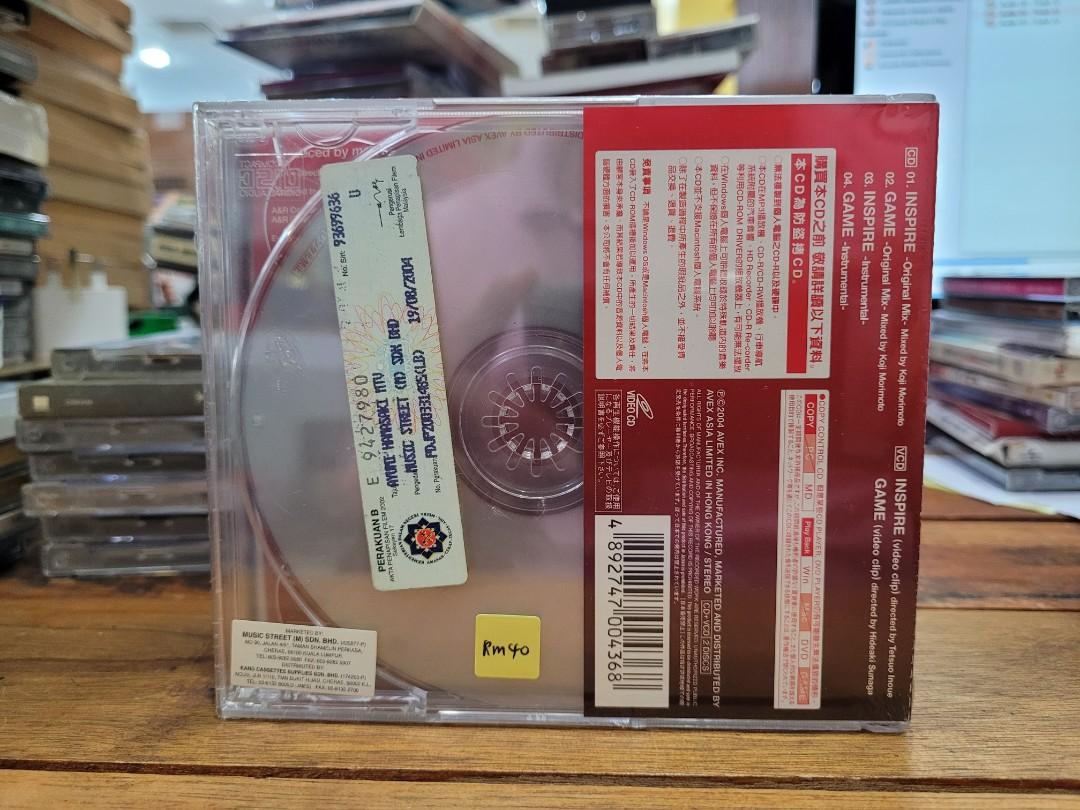 (CD) Ayumi Hamasaki Inspire c/w GAME, Hobbies & Toys, Music & Media, CDs & DVDs on Carousell