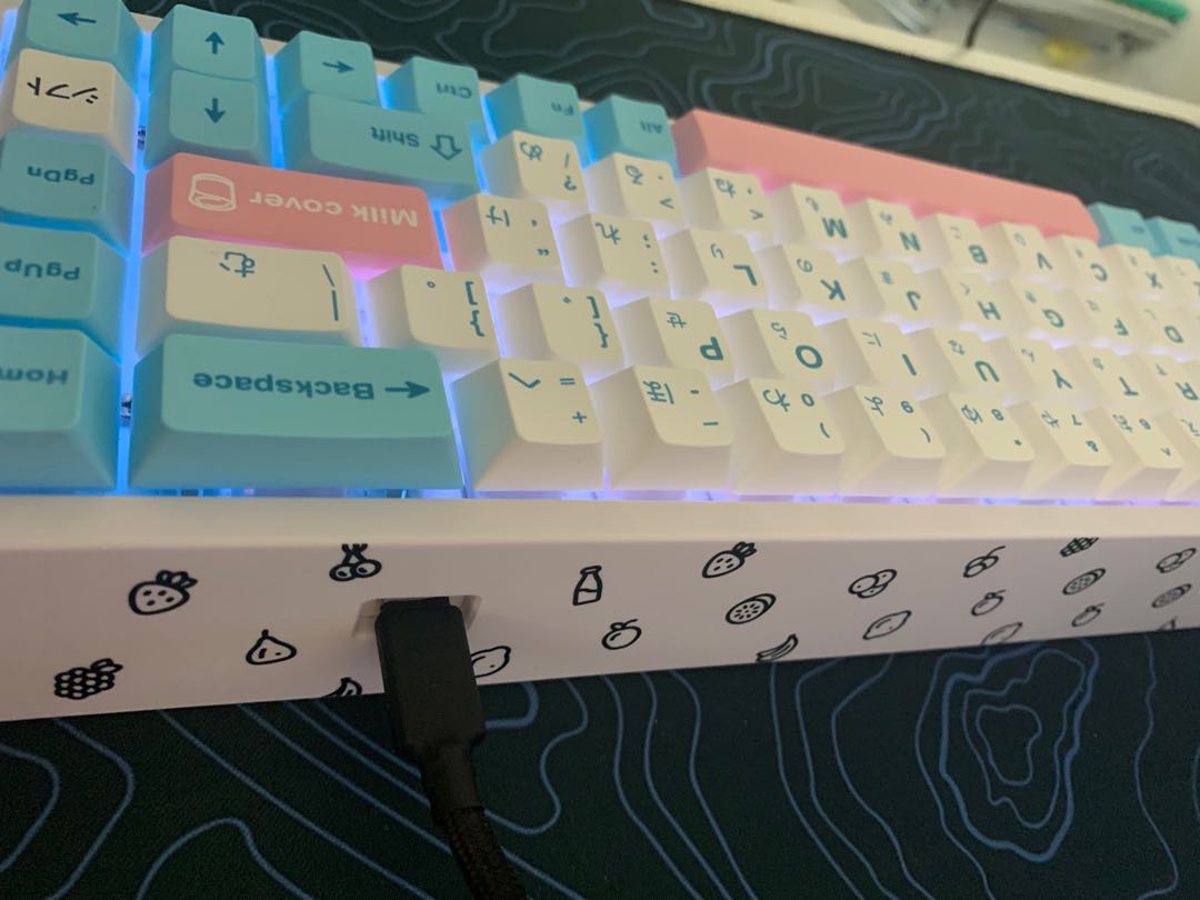 Custom Keyboard NK65 Entry Edition Milkshake, Electronics, Computer ...