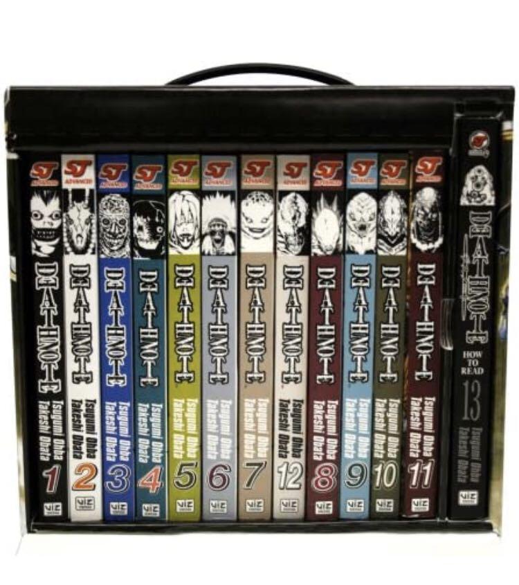 Death Note English Manga Complete Box Set Volumes 1-13 (with premium ...