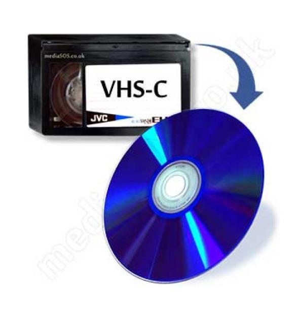 Digitalise VHS-C Video Tape Transfer Convert Copy onto DVD Disc ...
