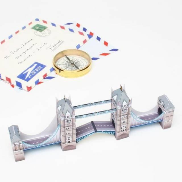 DIY PAPERCRAFT TOWER BRIDGE ENGLAND MINI, Toys & Collectibles ...