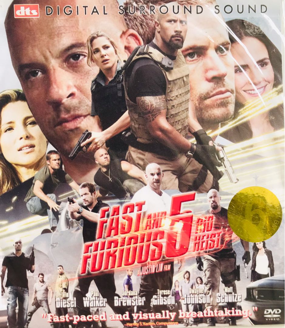 Fast & Furious 5: Rio Heist Dvd, Hobbies & Toys, Music & Media, CDs ...