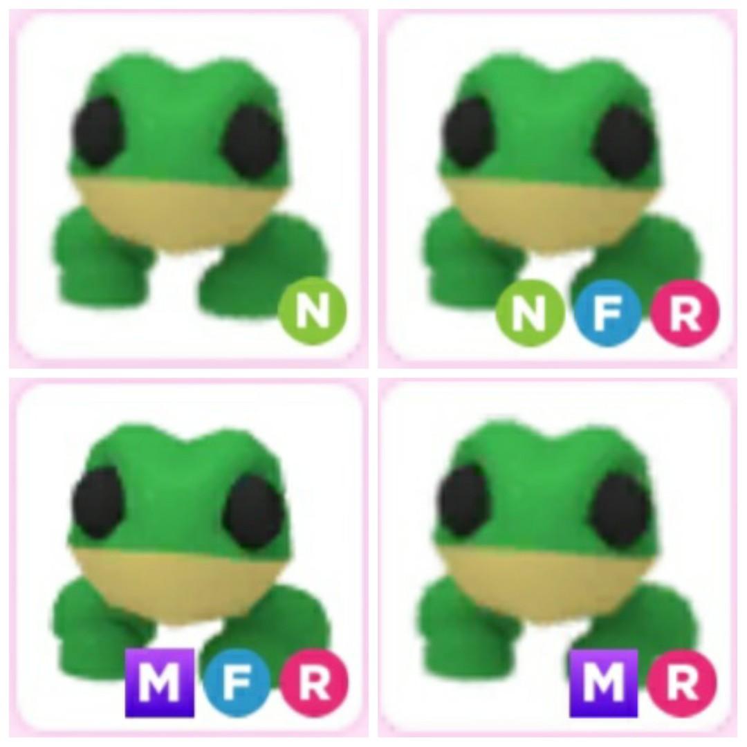 Frog Neon Mega Adopt me pet Roblox, Video Gaming, Gaming Accessories ...
