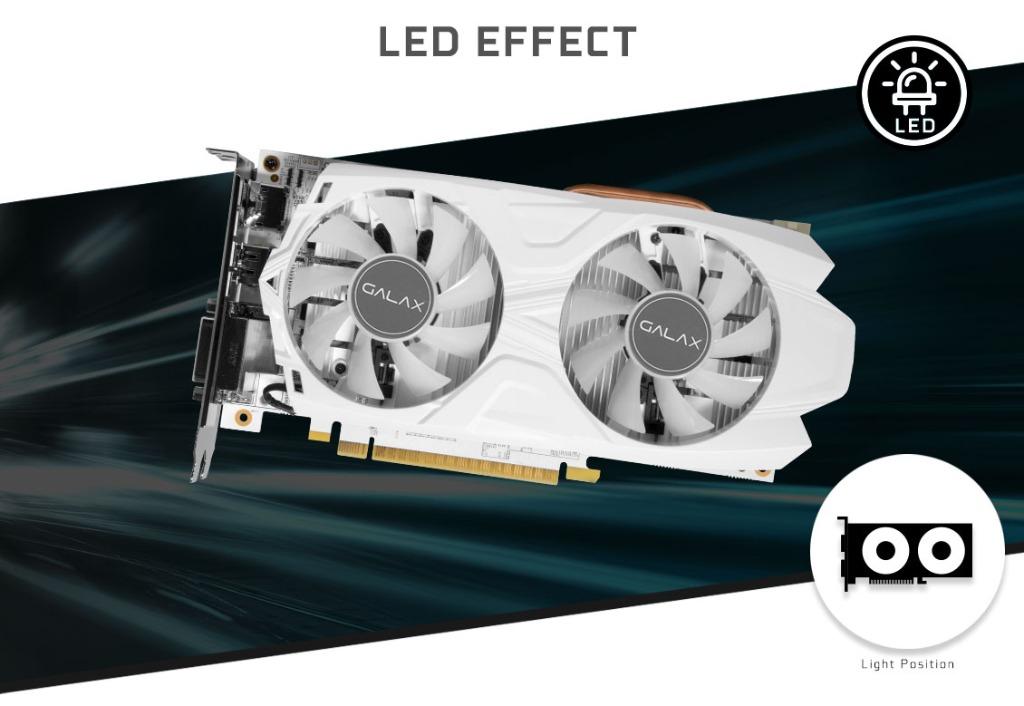 GALAX GeForce® GTX 1050 Ti EXOC White, Computers & Tech, Parts ...