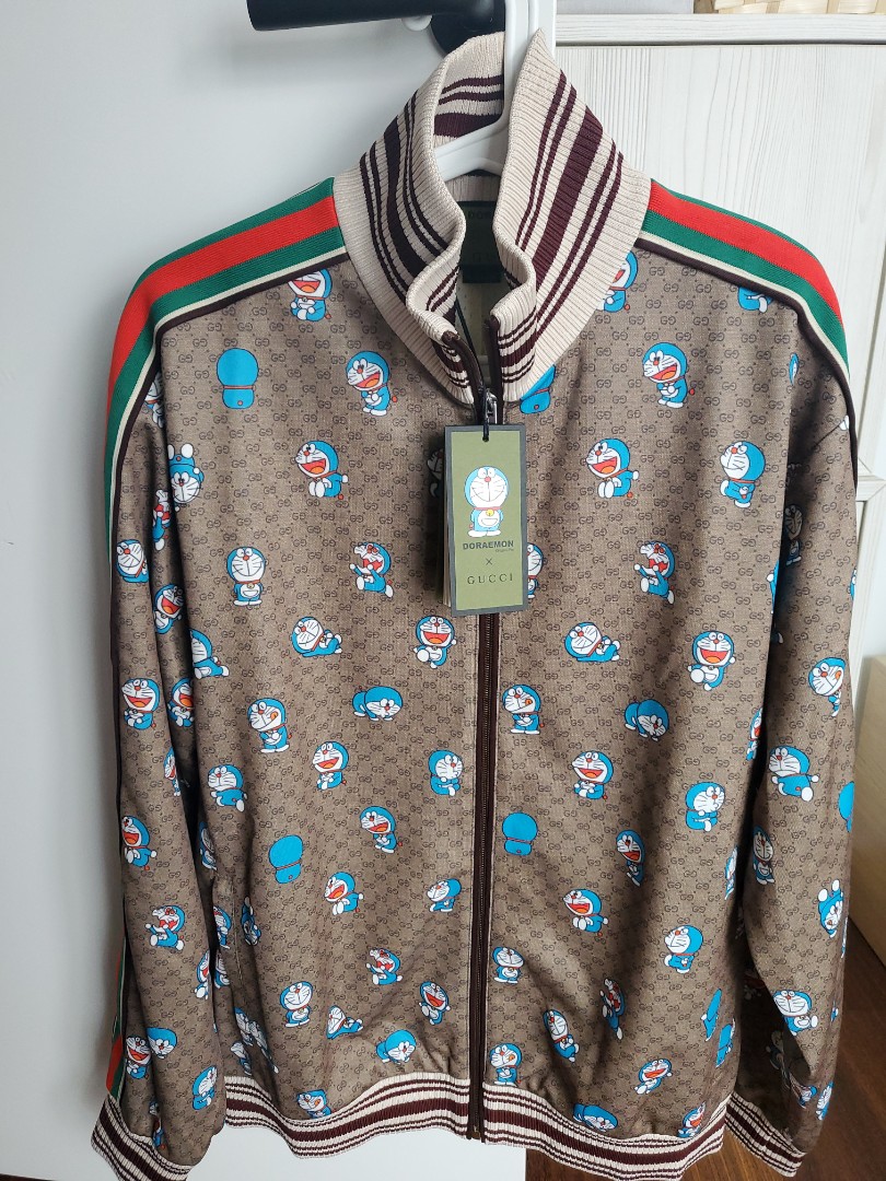 Gucci doraemon jacket, Luxury, Apparel on Carousell