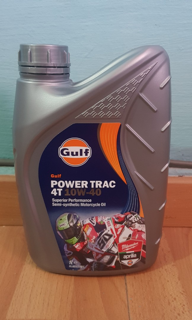 GULF Power Trac Semi-Synthetic 10W-40, Motorcycles, Motorcycle ...