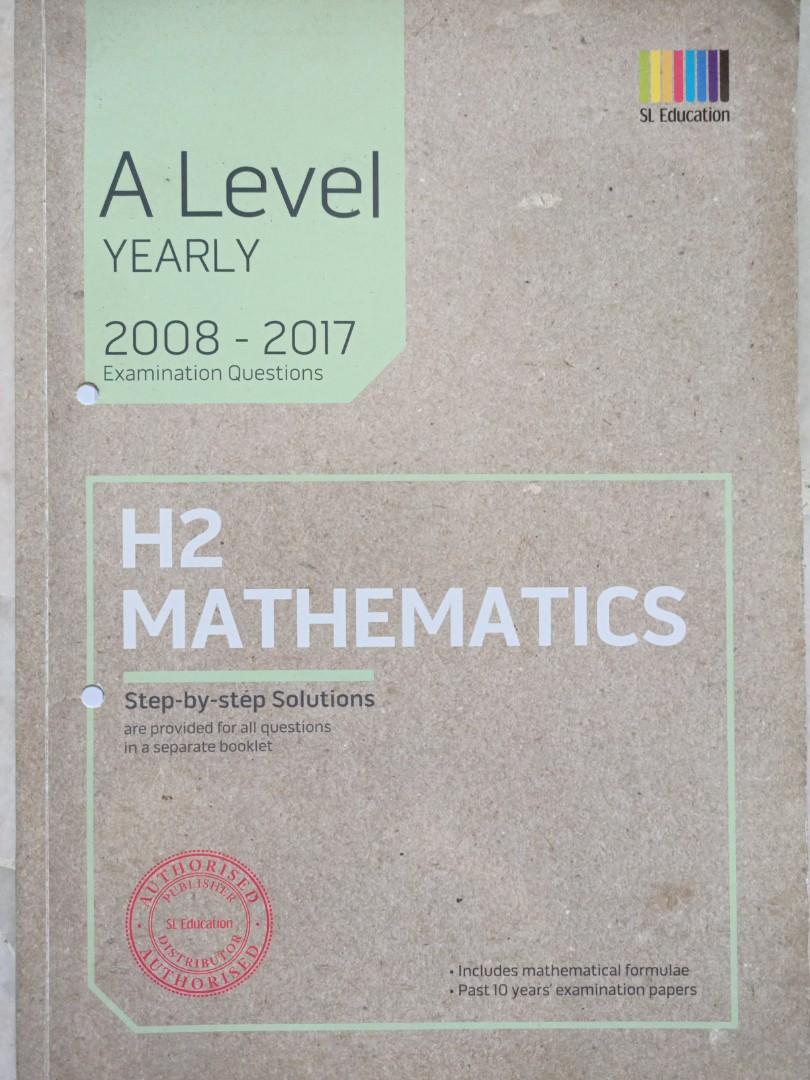 H2 Mathematics TYS A Levels Shinglee, Hobbies & Toys, Books & Magazines ...