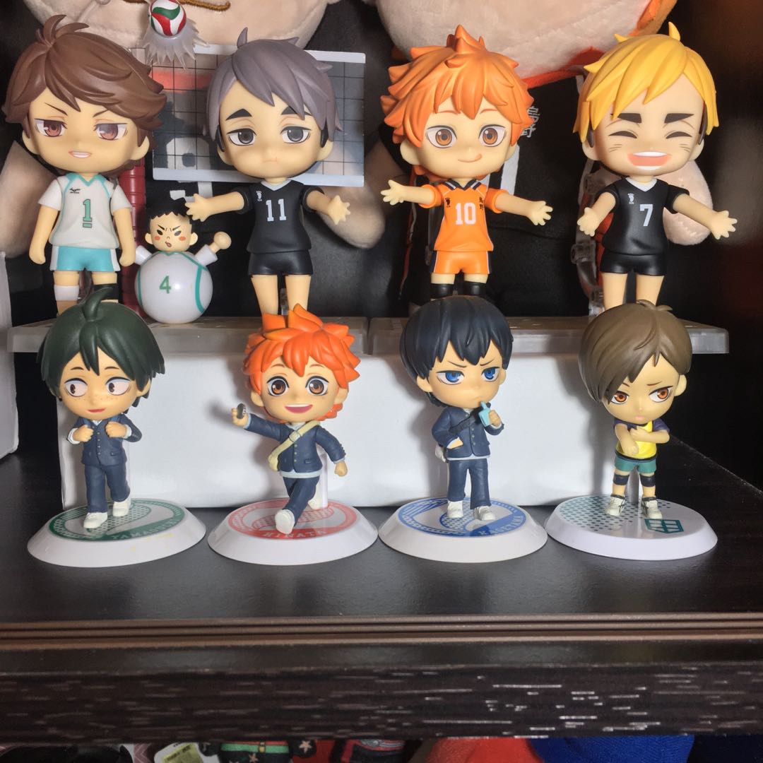 Haikyuu! / haikyu chibi figures set ( kageyama, hinata, yamaguchi ...