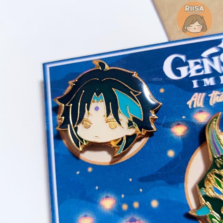 Hard Enamel Pin Genshin Impact Xiao Set, Hobbies & Toys, Stationary ...