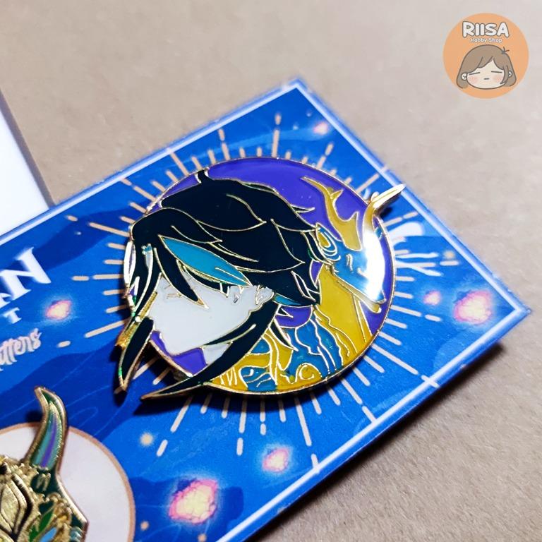 Hard Enamel Pin Genshin Impact Xiao Set, Hobbies & Toys, Stationary ...