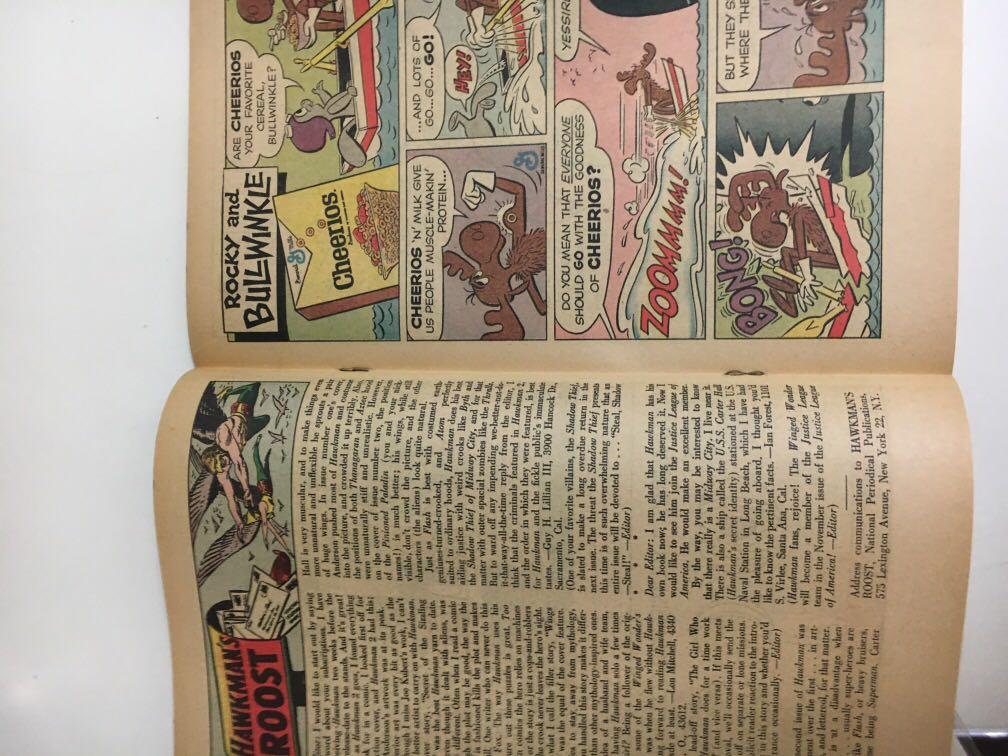 Hawk man 4 - first appearance of zatanna, Hobbies & Toys, Memorabilia ...