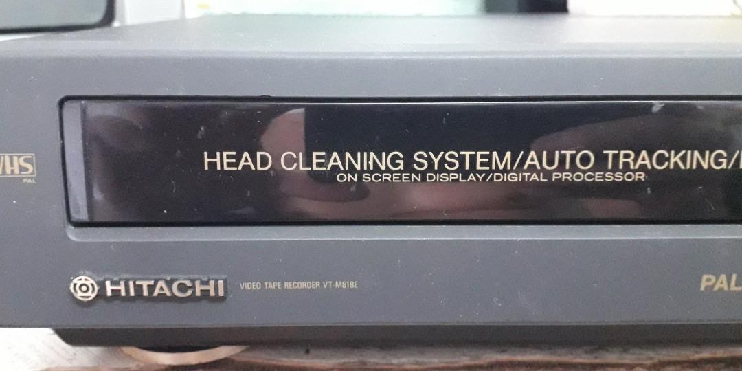 HITACHI VHS/VCR/Video Cassette Player/Recorder, Audio, Portable Music ...