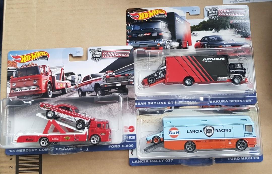 Hot Wheels Team Transport Lot, Hobbies & Toys, Toys & Games on Carousell