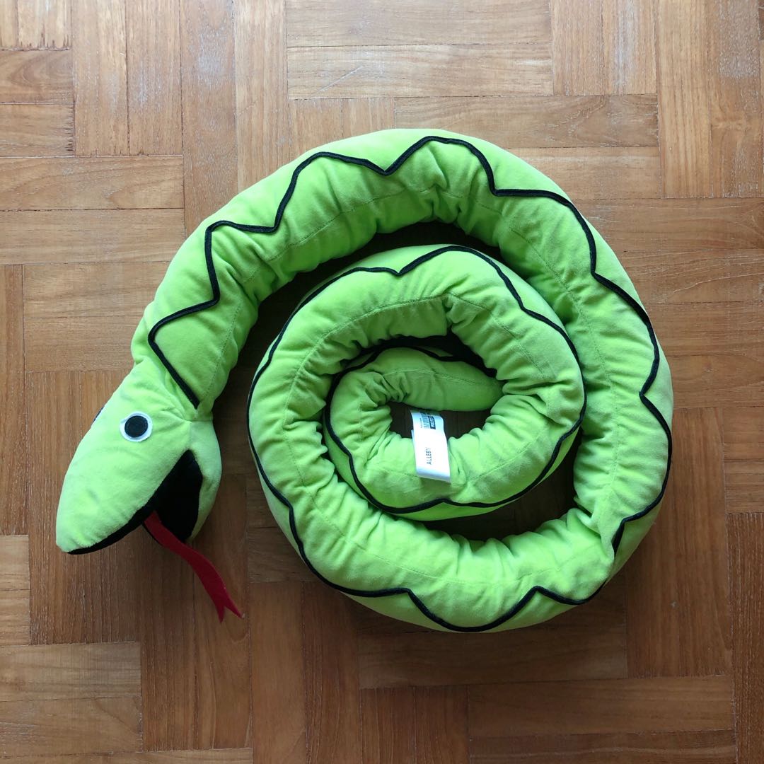 IKEA Green Snake Plush (cute soft toy) , Hobbies & Toys, Toys & Games ...
