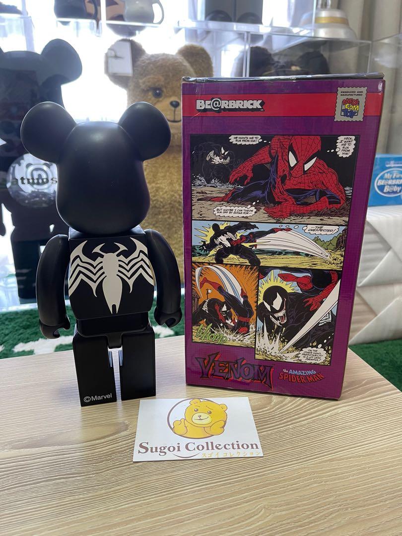 [In Stock] BE@RBRICK x Marvel Venom 400% (1st Gen released in 2014 ...