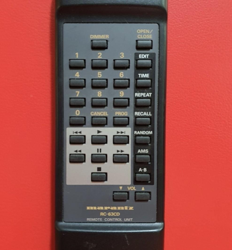 Marantz RC-63CD Original Remote Control, Audio, Other Audio Equipment ...