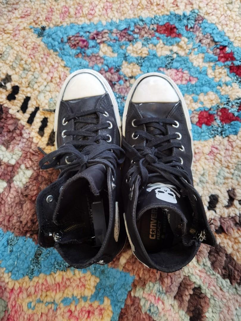 Mastermind Japan x Converse React collectors, Men's Fashion, Footwear ...