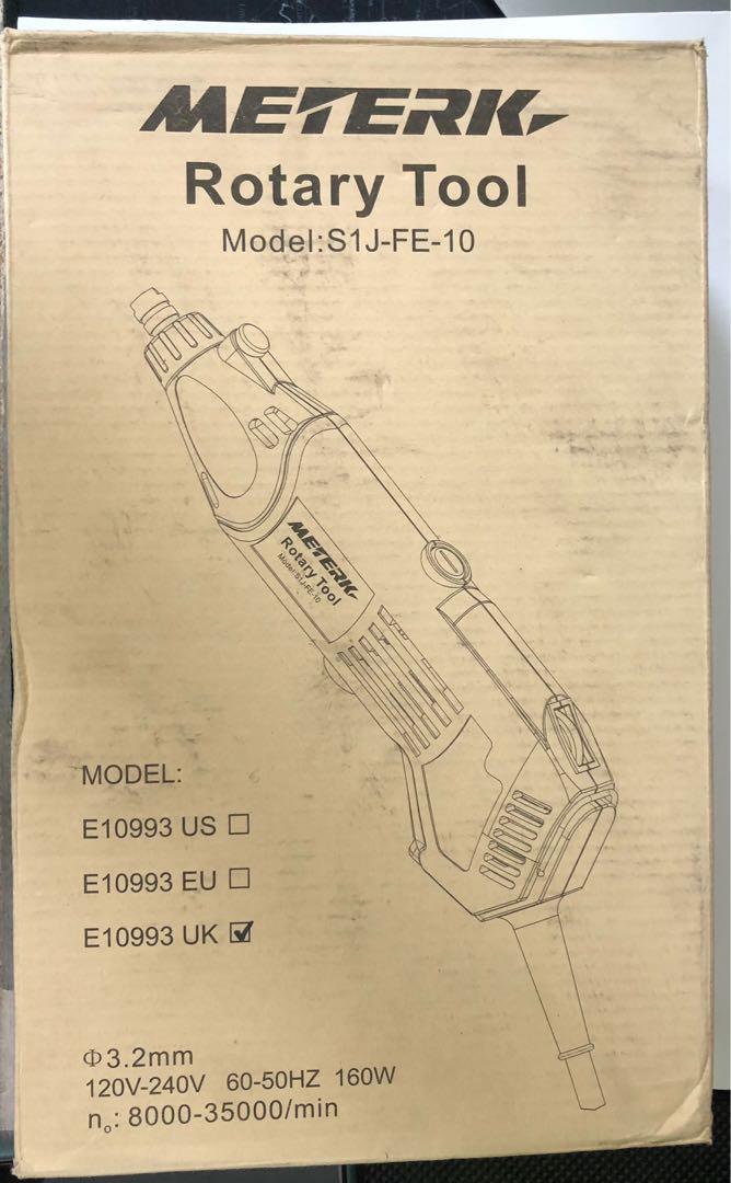 Meterk Rotary Tools (S1J-FE-10)(E 10993 UK), Furniture & Home Living ...