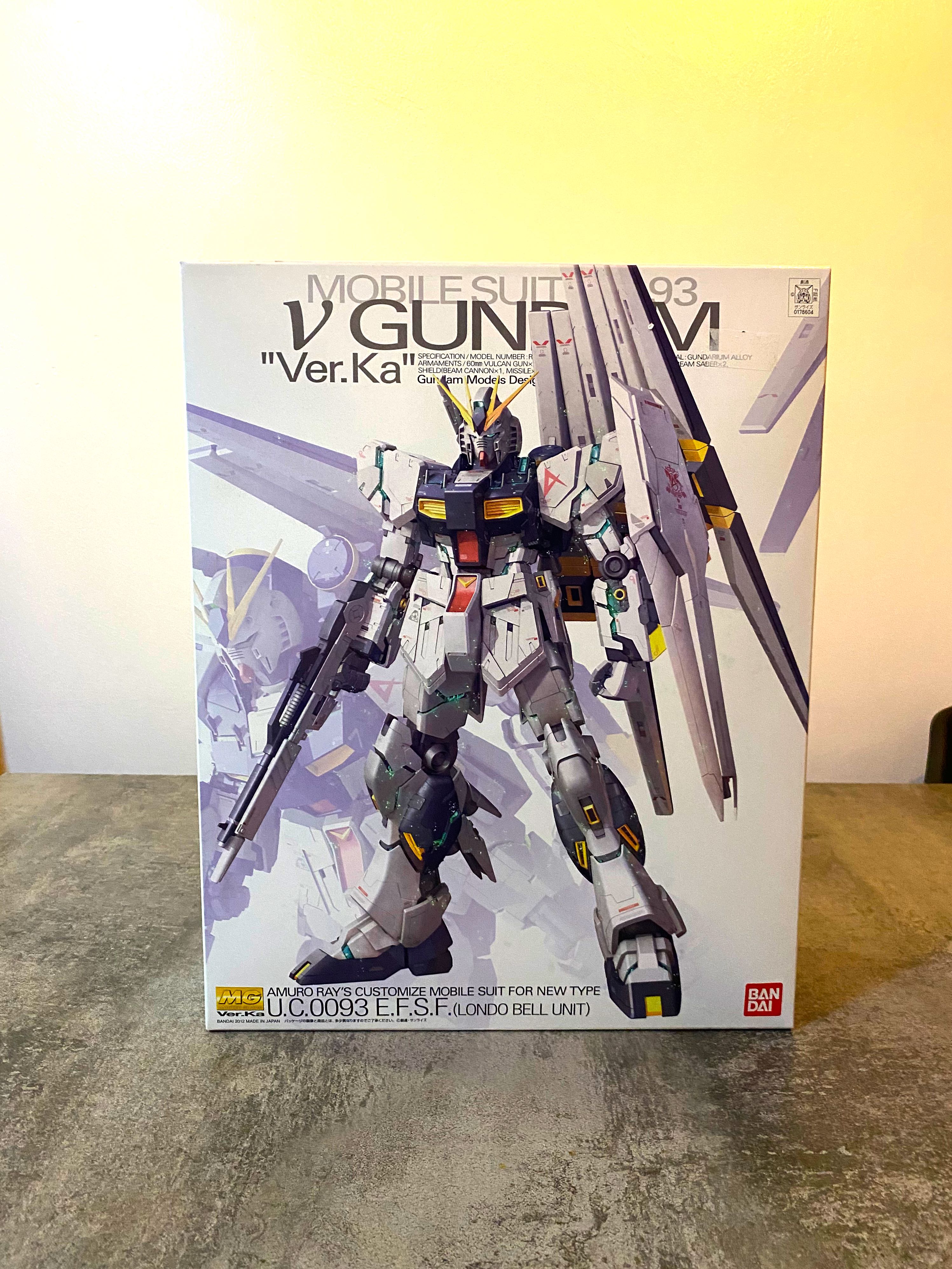 Mg 1/100 V / Nu Gundam VerKa Gunpla, Hobbies & Toys, Toys & Games on ...