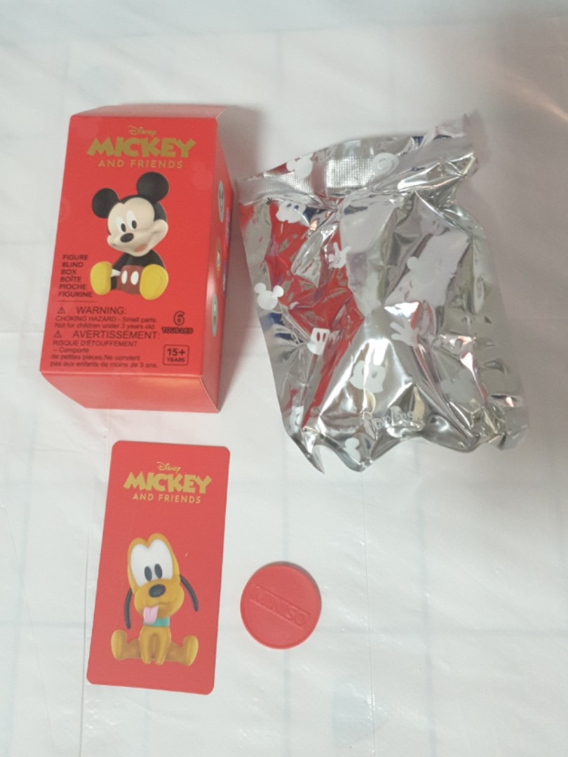 Miniso Mickey Blind box - pluto, Toys & Games, Bricks & Figurines on ...