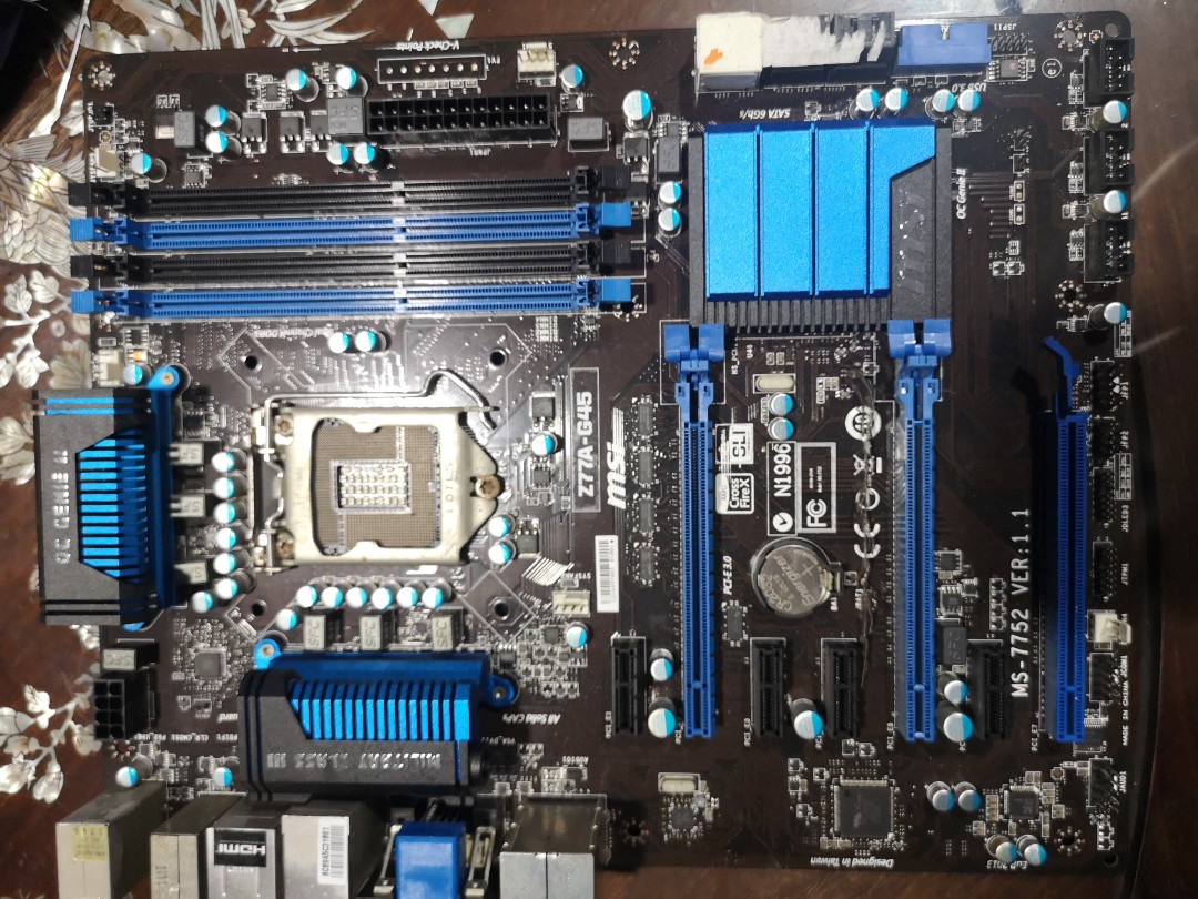 MSI Z77 Motherboard, Computers & Tech, Parts & Accessories, Computer ...