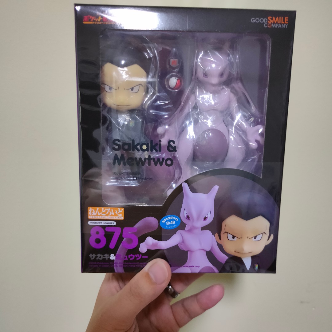 Nendoroid 875 (Giovanni & Mewtwo) from Pokemon, Hobbies & Toys, Toys ...