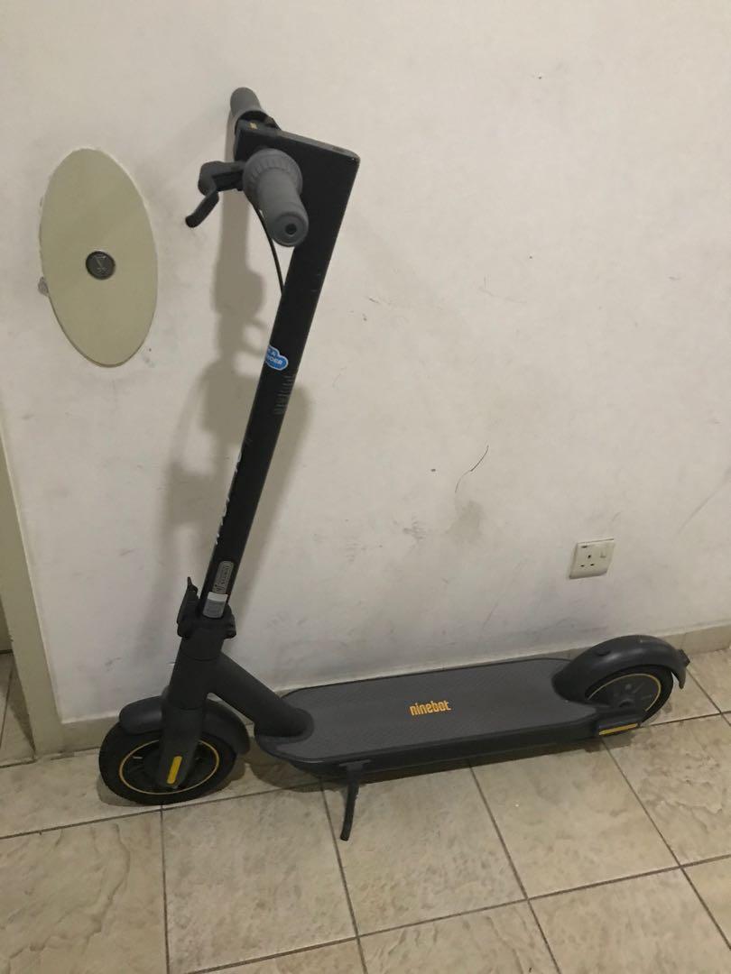 Ninebot MAX E-scooter, Sports Equipment, PMDs, E-Scooters & E-Bikes, E ...