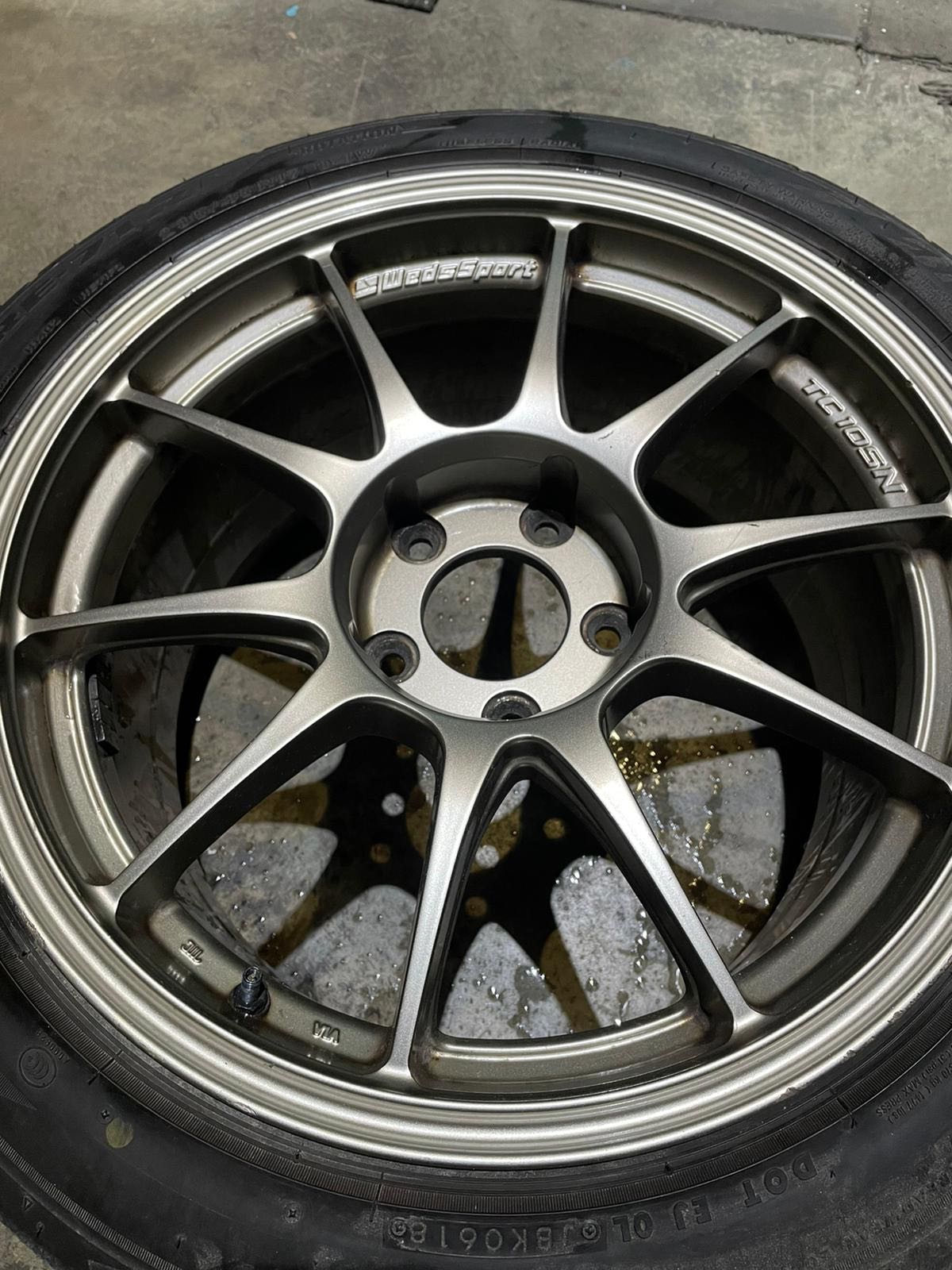 Original Wedssport TC105N 17” Rims, Car Accessories, Tyres & Rims on ...