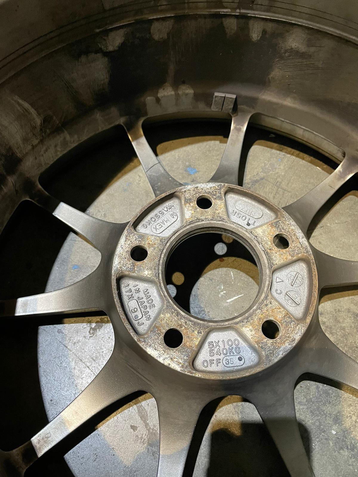 Original Wedssport TC105N 17” Rims, Car Accessories, Tyres & Rims on ...