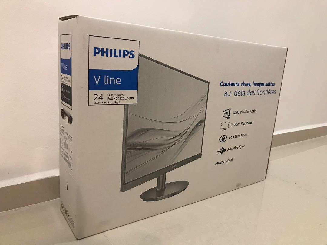 Philips 241 v8/69 LCD monitor 23.8", Computers & Tech, Parts ...