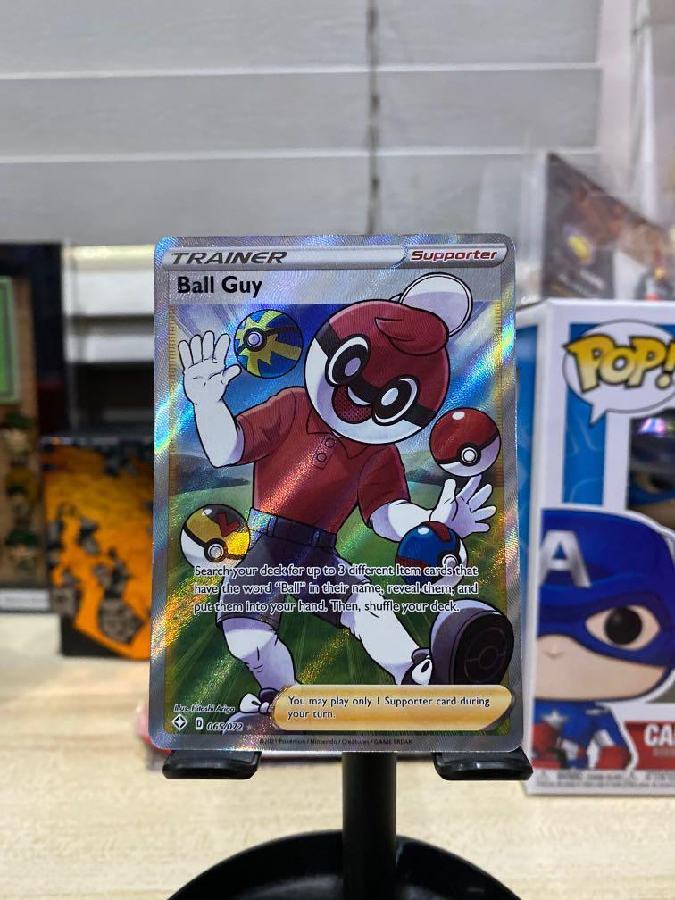 Pokemon Card: Ball Guy Full Art Ultra Rare 065/072, Hobbies & Toys ...