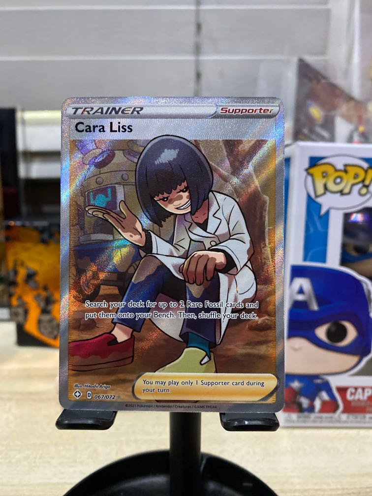 Pokemon Card: Cara Liss Full Art Ultra Rare 067/072, Hobbies & Toys ...