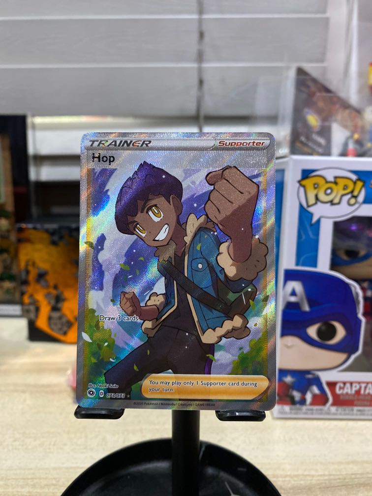 Pokemon Card: Hop Ultra Rare Full Art 073/073, Hobbies & Toys, Toys ...