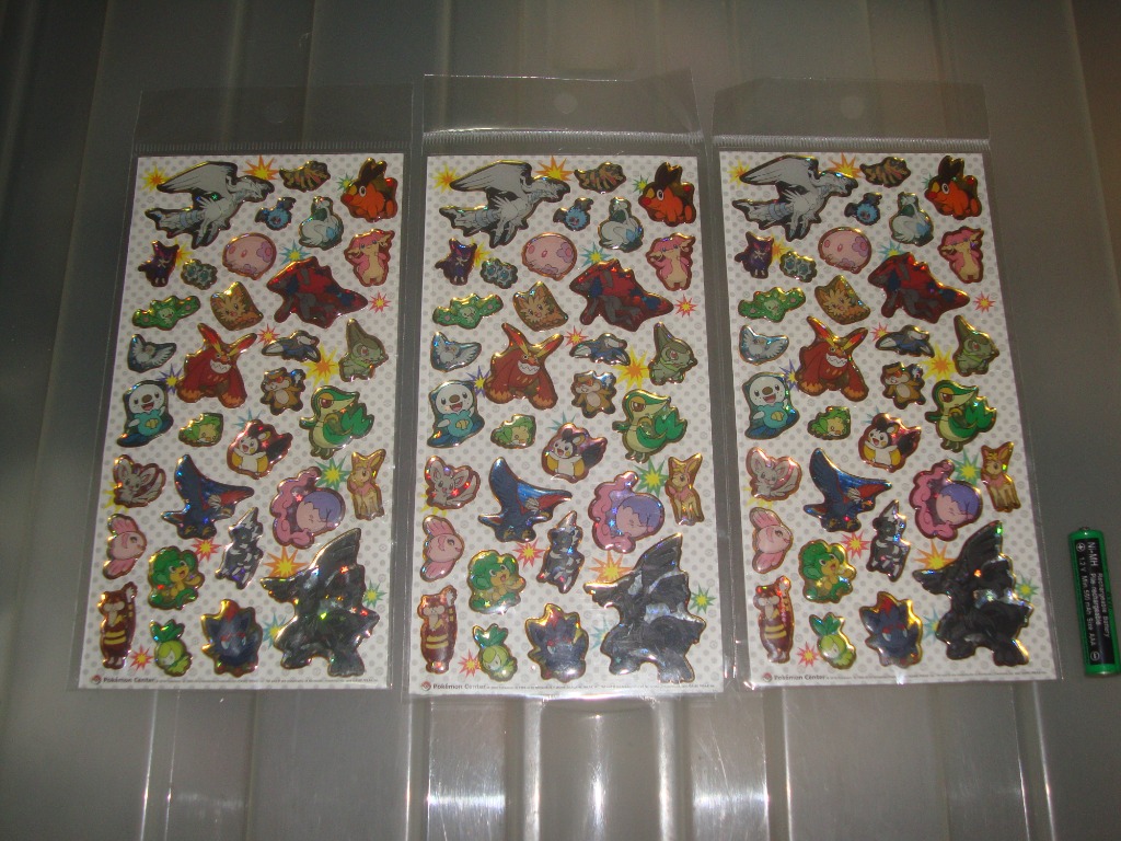 POKEMON Stickers pokemon center, Hobbies & Toys, Toys & Games on Carousell