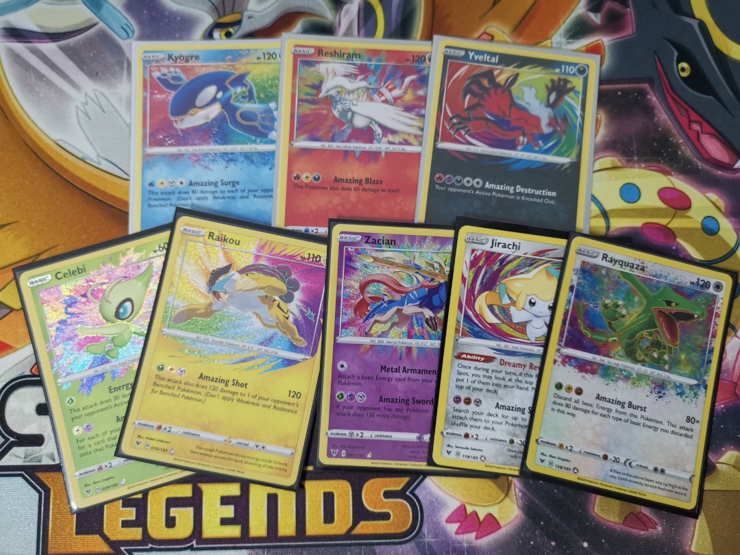 Pokemon TCG Amazing Rares Set, Hobbies & Toys, Toys & Games on Carousell