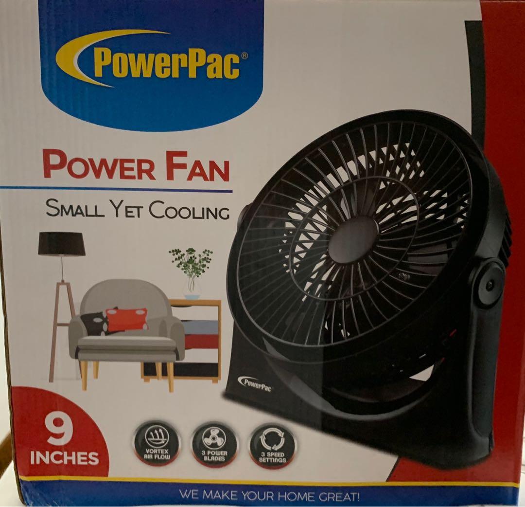 PowerPac Table Fan, Furniture & Home Living, Lighting & Fans, Fans on ...