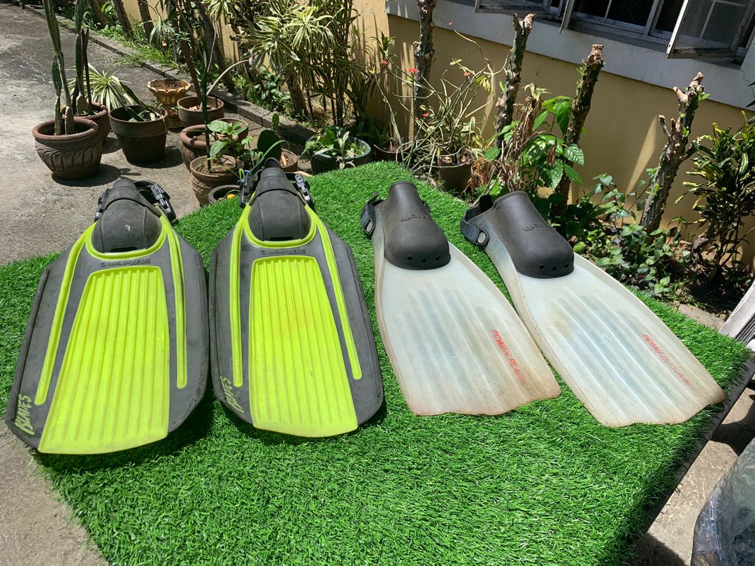 XTRA LARGE SIZE Long Fins ! SCUBA GEARS : MARES POWER PLANA MADE IN ...