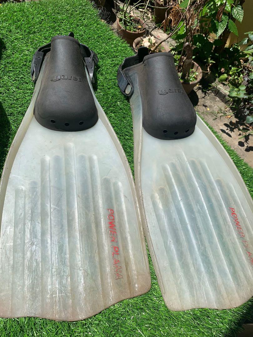 XTRA LARGE SIZE Long Fins ! SCUBA GEARS : MARES POWER PLANA MADE IN ...