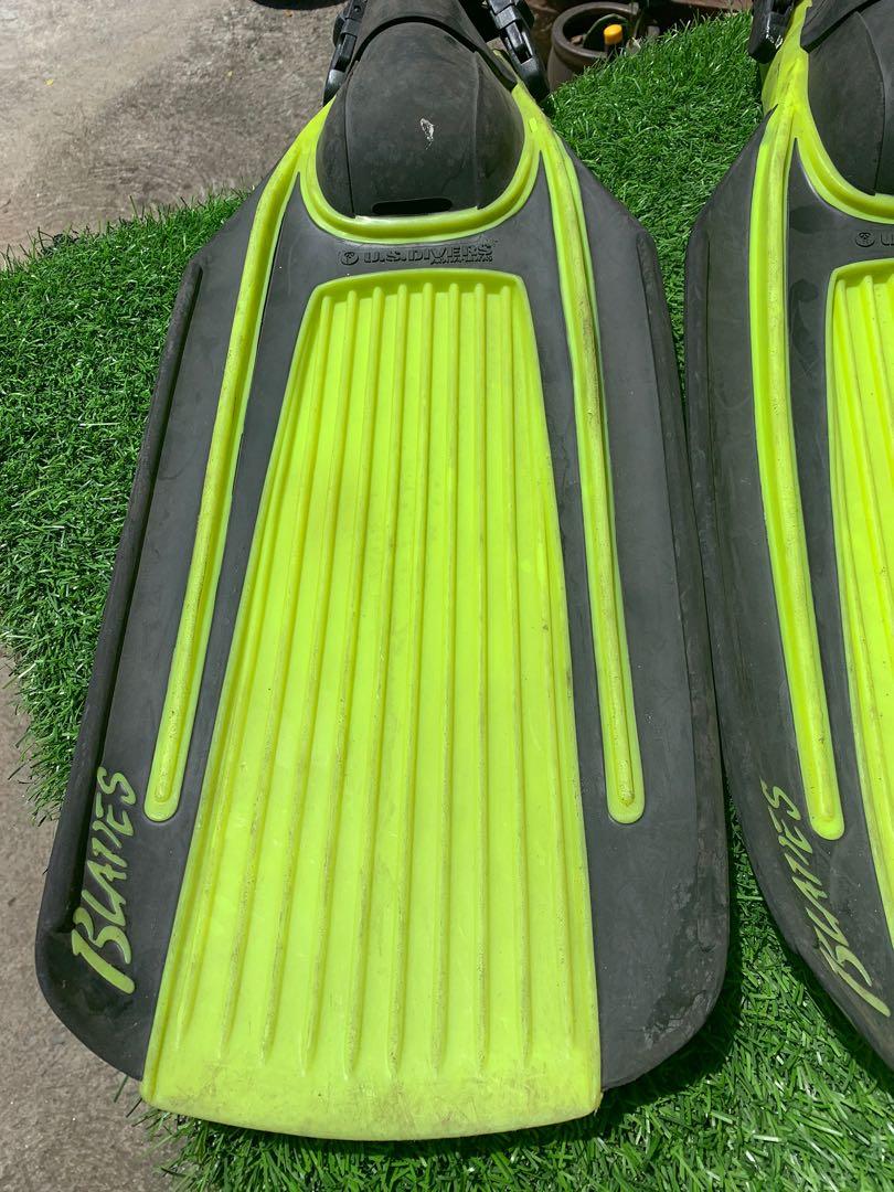 XTRA LARGE SIZE Long Fins ! SCUBA GEARS : MARES POWER PLANA MADE IN ...