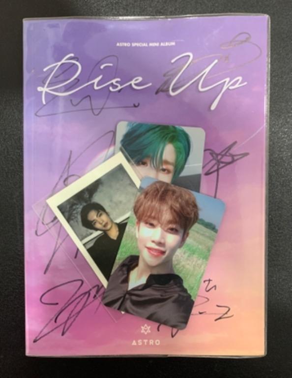 *rare* ASTRO signed Rise Up album, Hobbies & Toys, Memorabilia ...