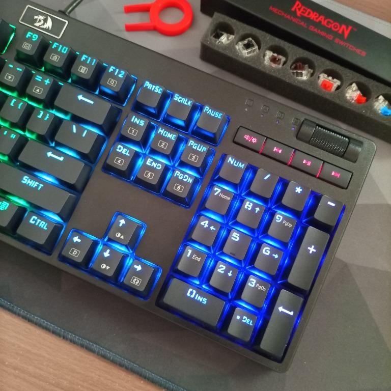 Redragon Manyu K579 RGB Mechanical Gaming Hotswappable Keyboard, Computers & Tech, Parts ...