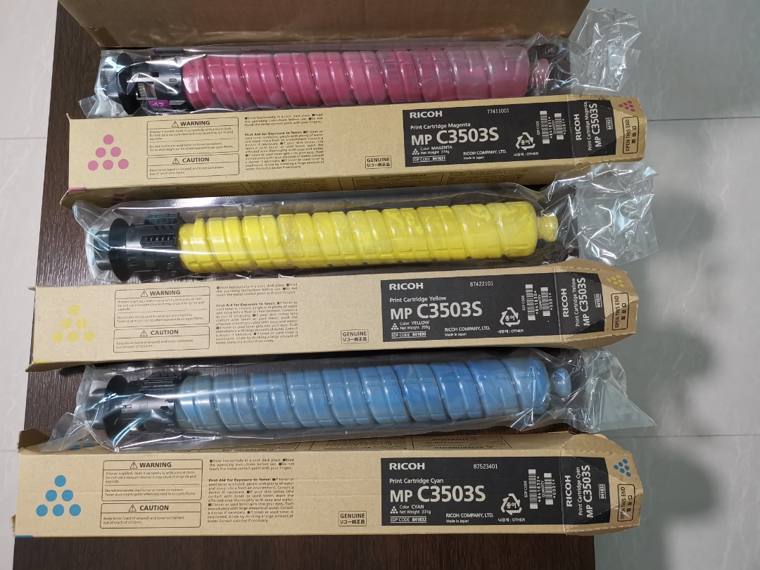Ricoh toner MP C3503S for series MP C30/35/45/6003SP & MP C30/35/45 ...