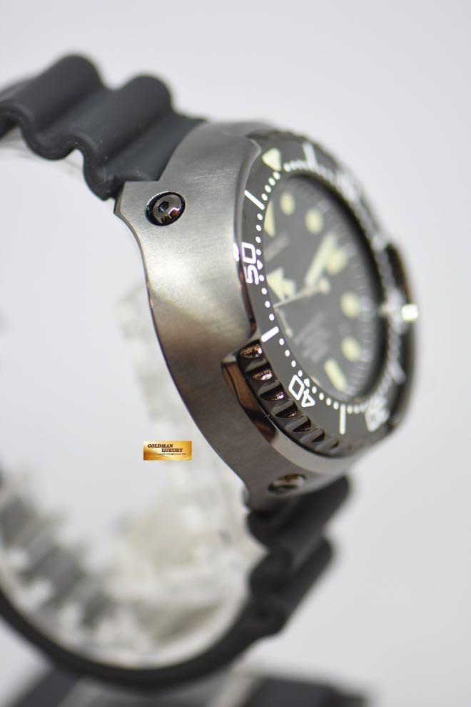 SEIKO PROSPEX MARINEMASTER 600m SPRING DRIVE 49mm BRIGHT TITANIUM CASE ...